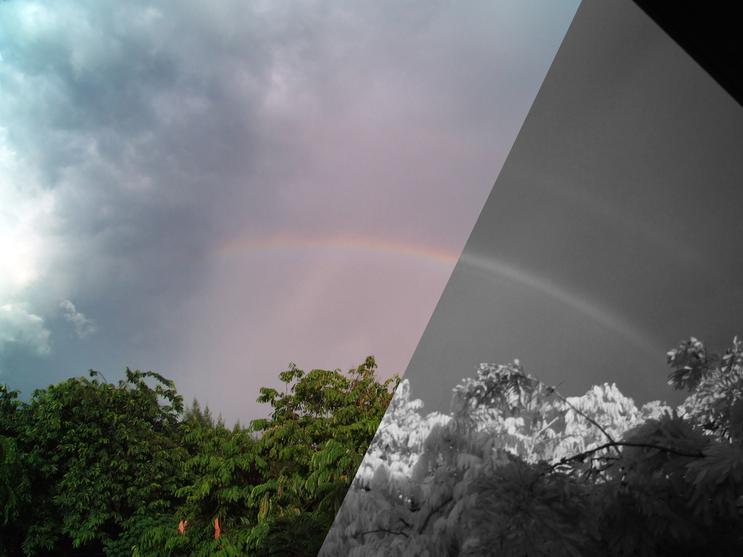 Near Infrared rainbow | Atmospheric Phenomena